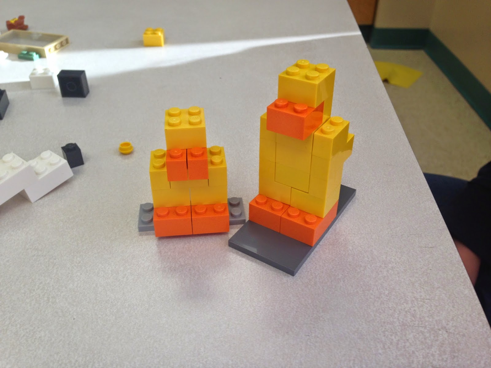Mrs. DesRochers' Summer School Class: Grade 6 Duck Figure Challenge